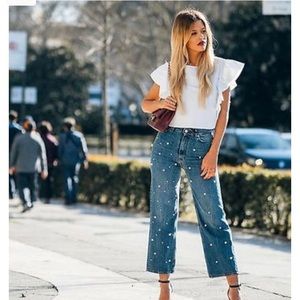 Zara | Jeans | Hp Zara Most Wanted Pearl Denim 8246 54 | Poshmark